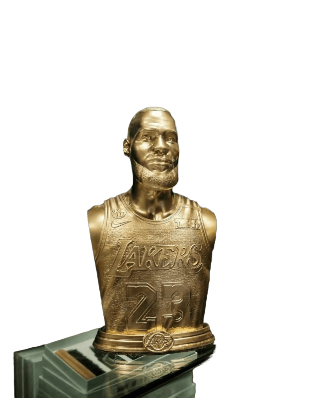 Lebron James Gold Bust - Greencade