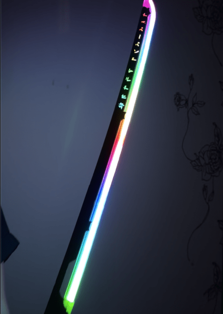 Arasaka Thermal Katana LED + Sheath Cyberpunk 2077 Metal Edition ...